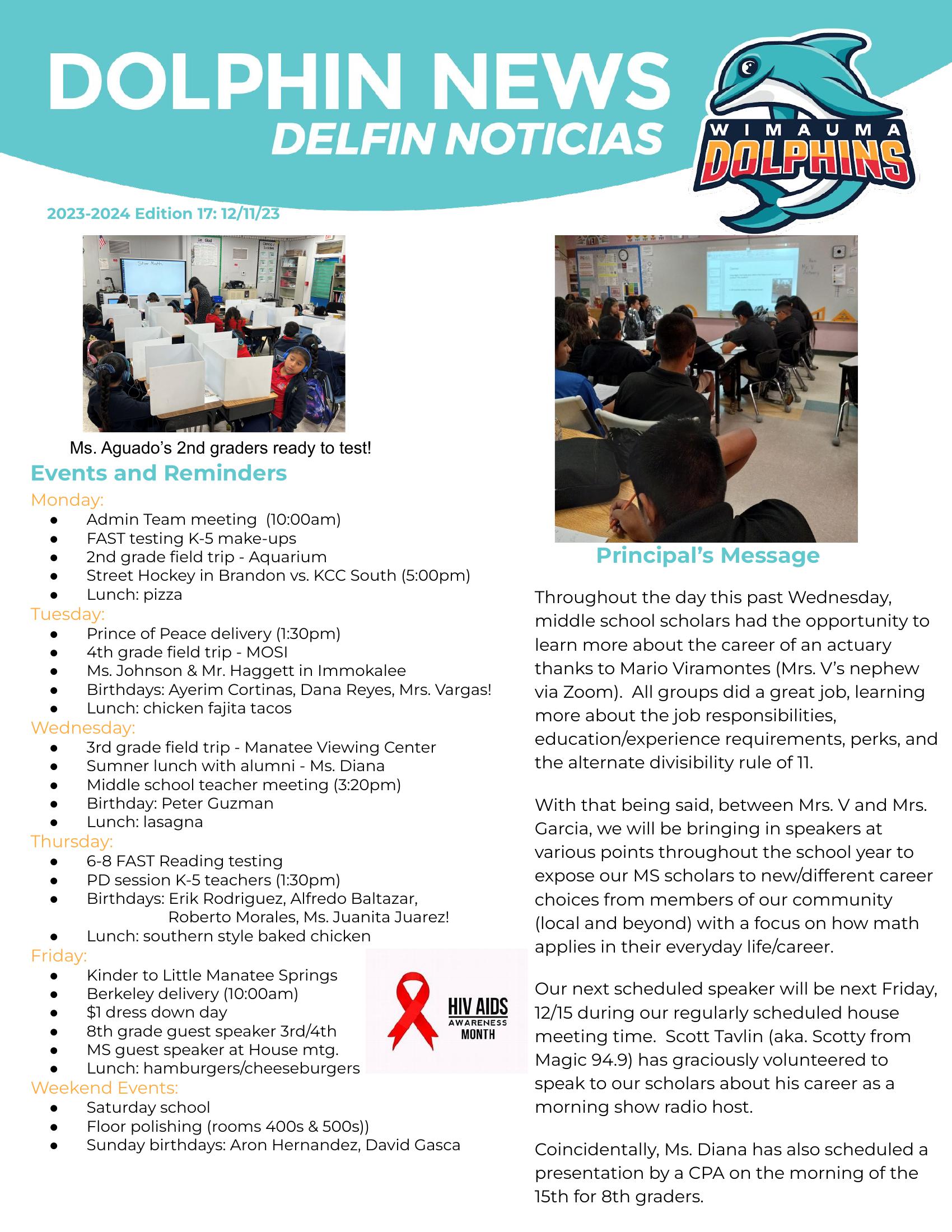 Dolphin News Week of December 11, 2023 - RCMA